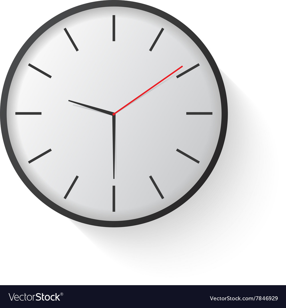 Clock Royalty Free Vector Image - VectorStock