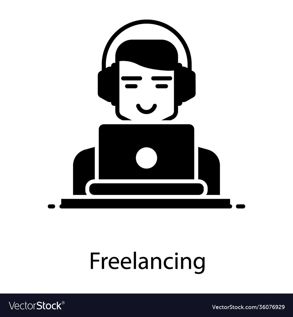 Freelancing Royalty Free Vector Image - VectorStock