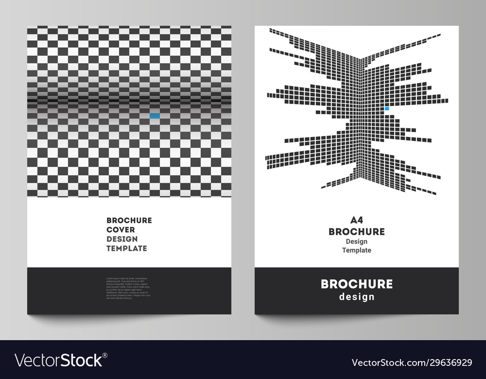 Layout a4 format modern Royalty Free Vector Image