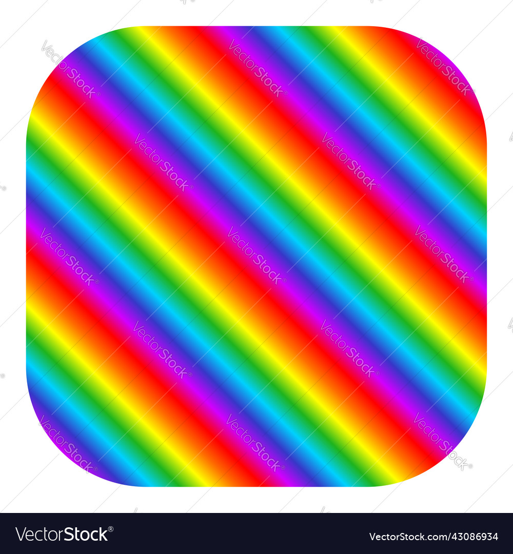 Rainbow graphic element shape Royalty Free Vector Image