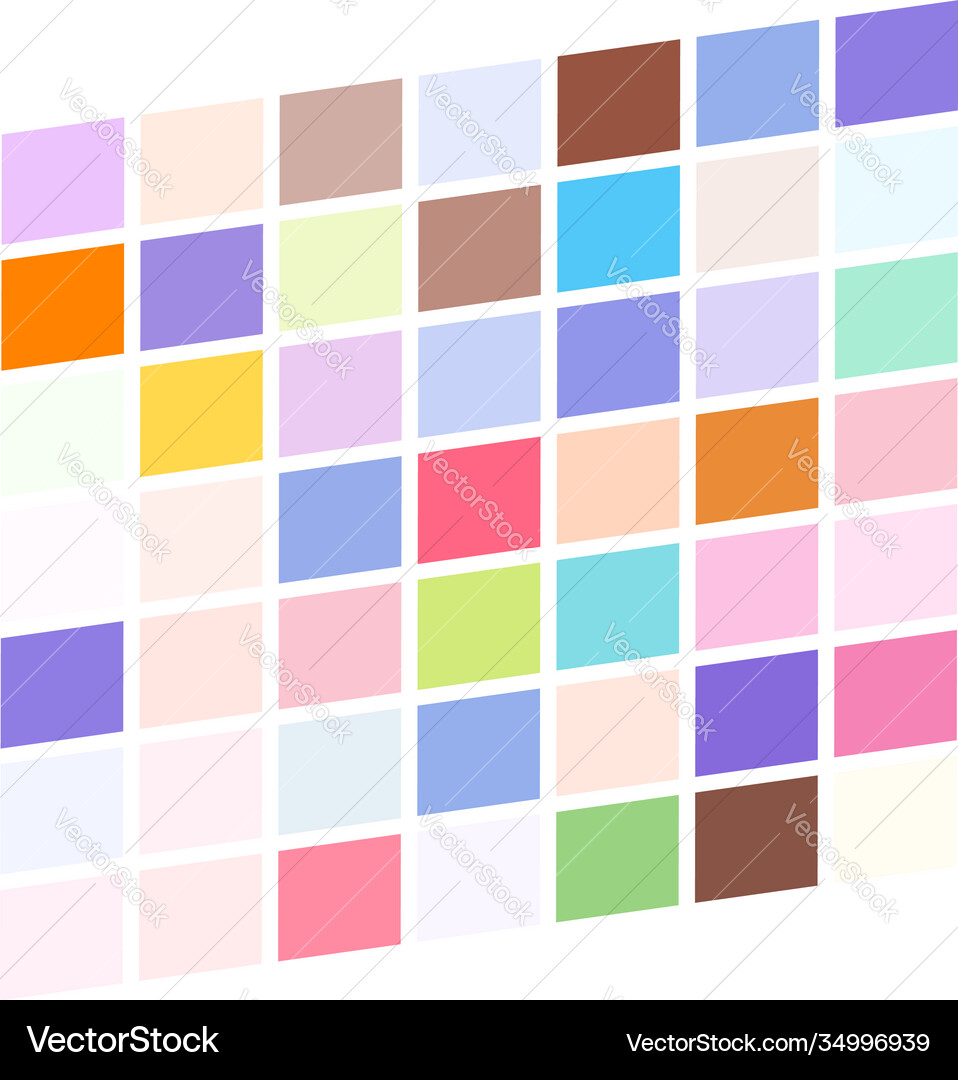 Tessellation mosaic colorful light colored Vector Image