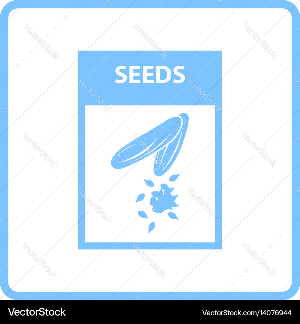 Seed pack icon Royalty Free Vector Image - VectorStock