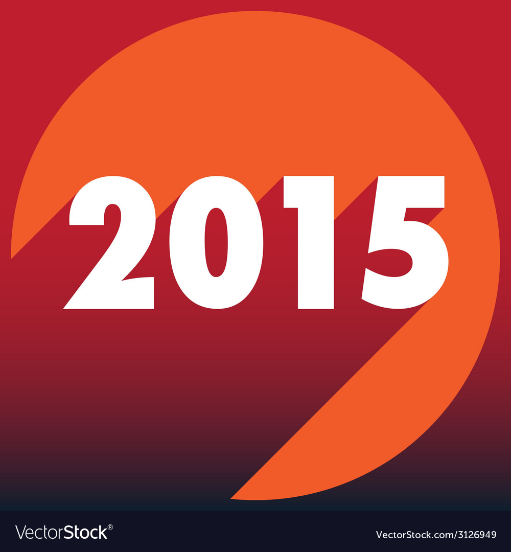 2015 theme Royalty Free Vector Image - VectorStock