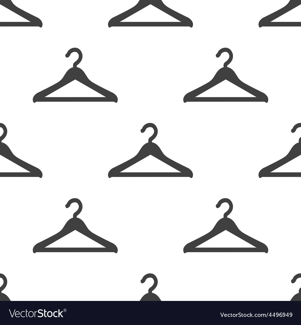 Hanger seamless pattern Royalty Free Vector Image
