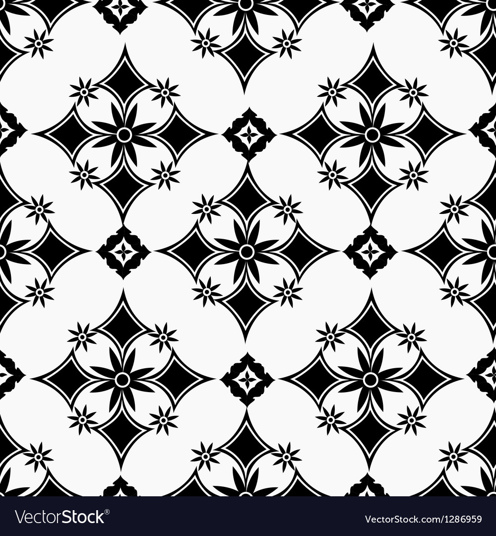 Arabesque seamless pattern Royalty Free Vector Image