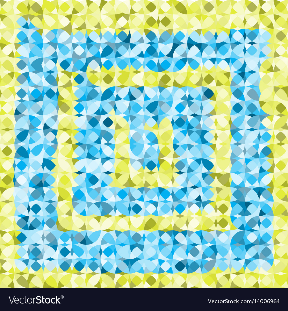 Abstract mosaic pattern Royalty Free Vector Image