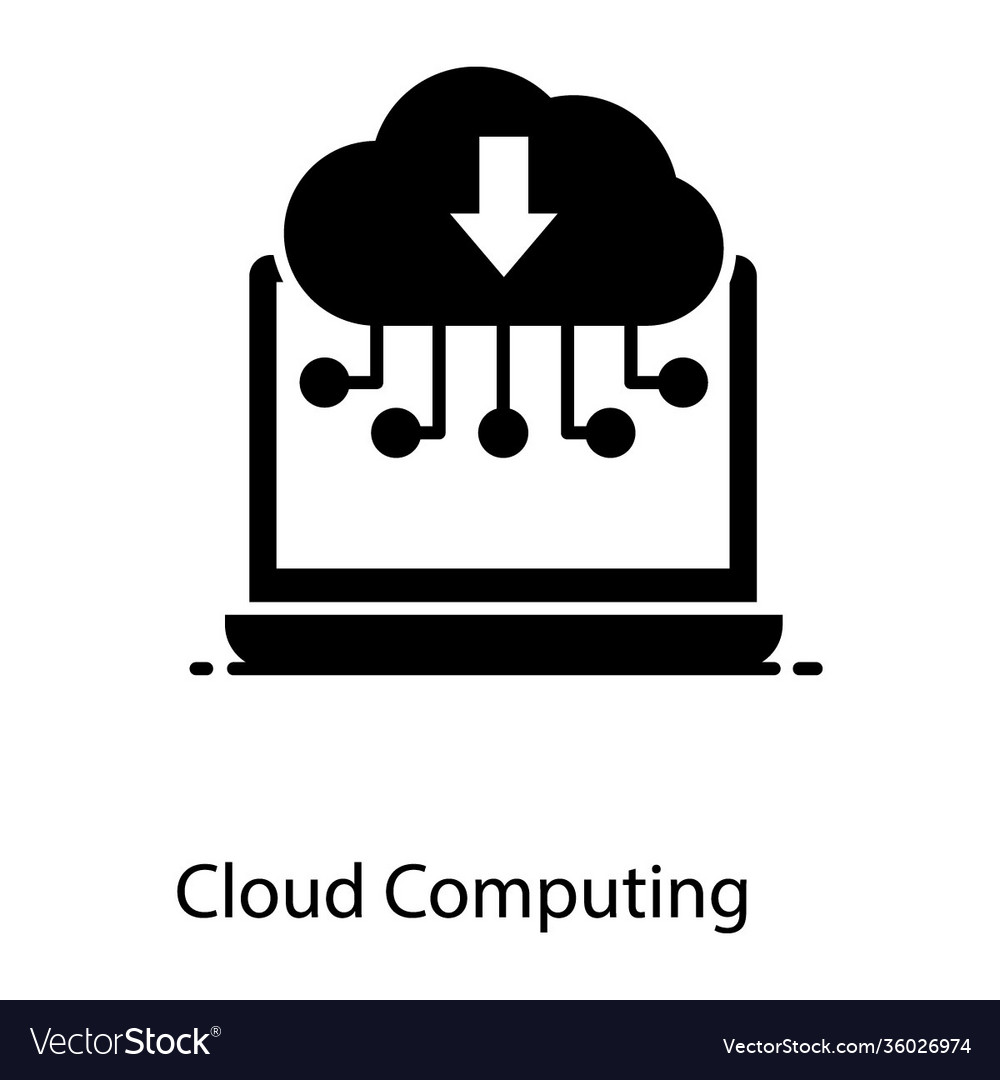 Cloud computing Royalty Free Vector Image - VectorStock