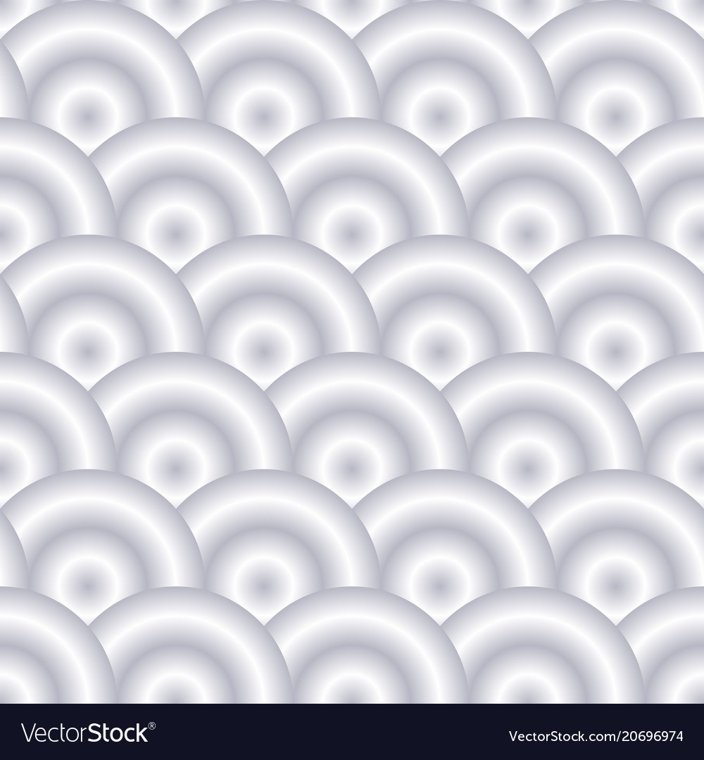 Round shape seamless pattern Royalty Free Vector Image