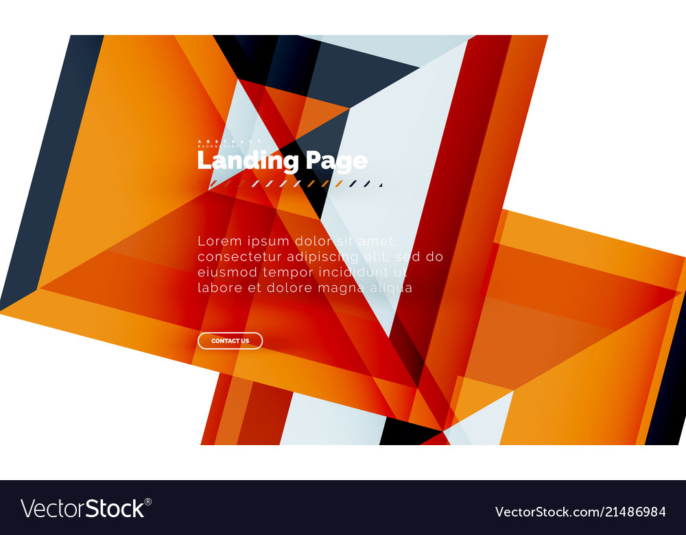 Square shape geometric abstract background Vector Image