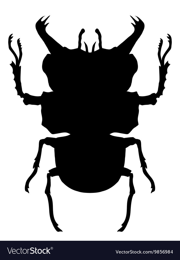 True bug silhouette Royalty Free Vector Image - VectorStock True bug silhouette Royalty Free Vector Image - VectorStock