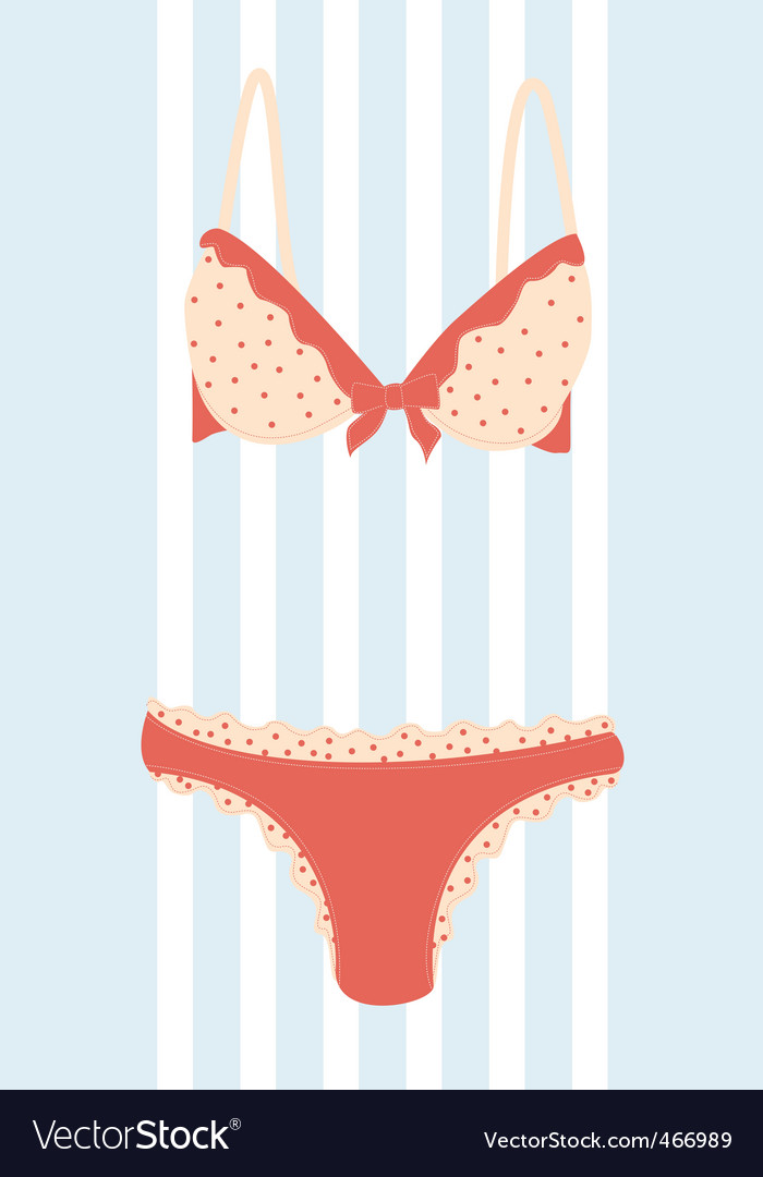 Lingerie Royalty Free Vector Image Vectorstock