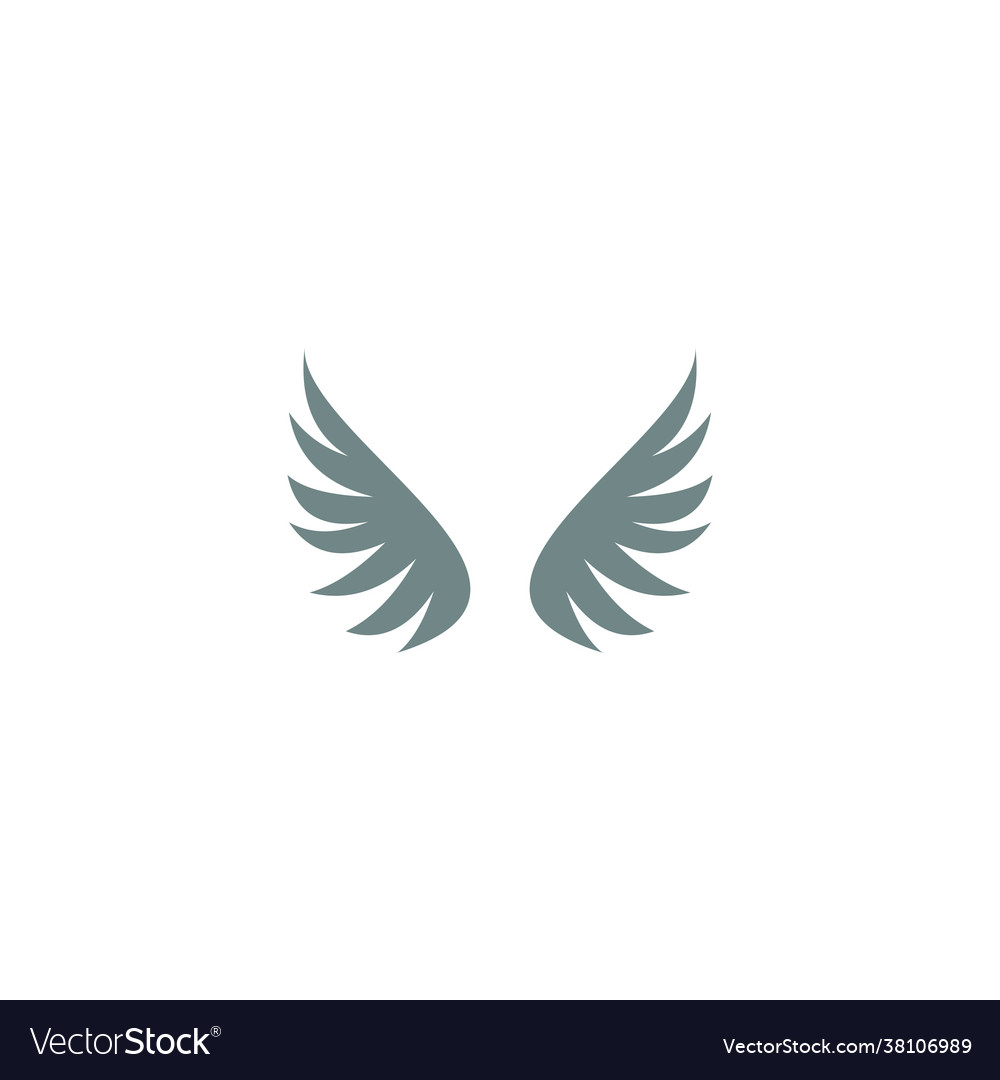 Wings logo Royalty Free Vector Image - VectorStock