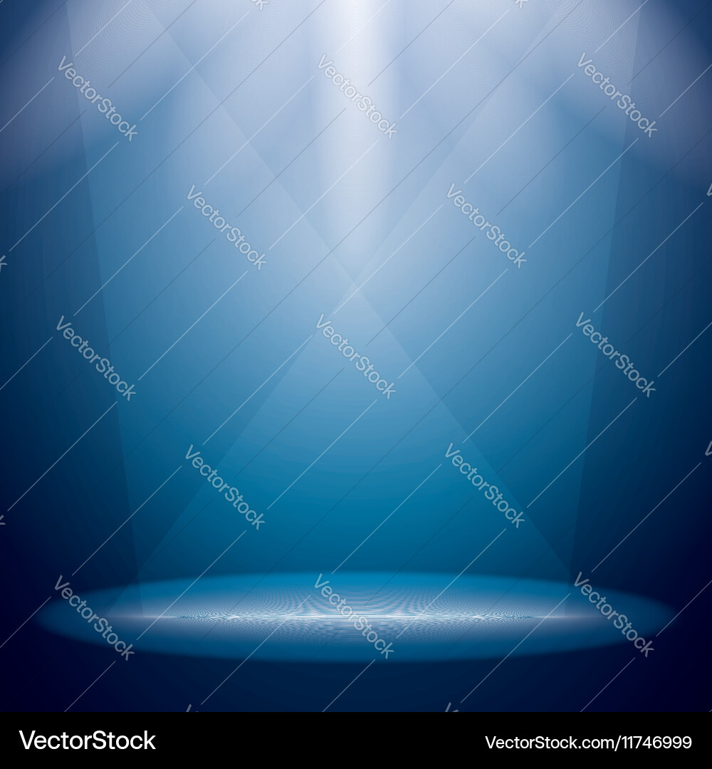 Abstract background with bright stage light rays Vector Image