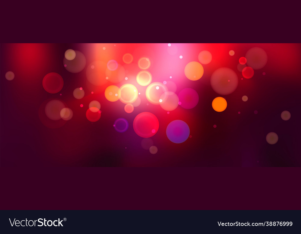 Abstract glowing background with colorful circle Vector Image