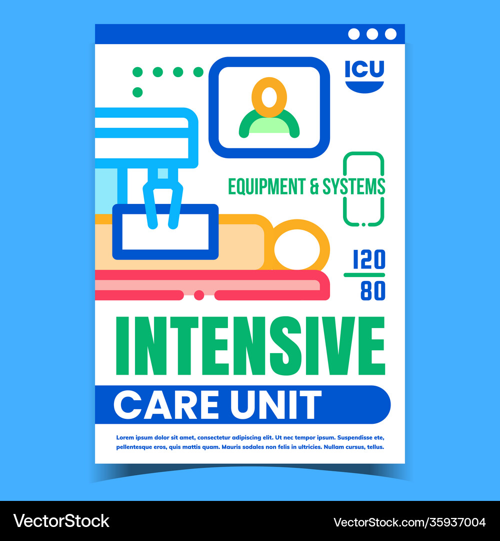 Intensive Care Unit Sign Adult Critical Care Unit | AccessAble