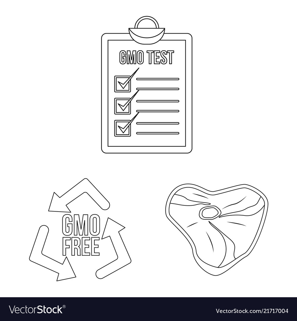 Isolated Object Of Genetic And Plant Icon Vector Image