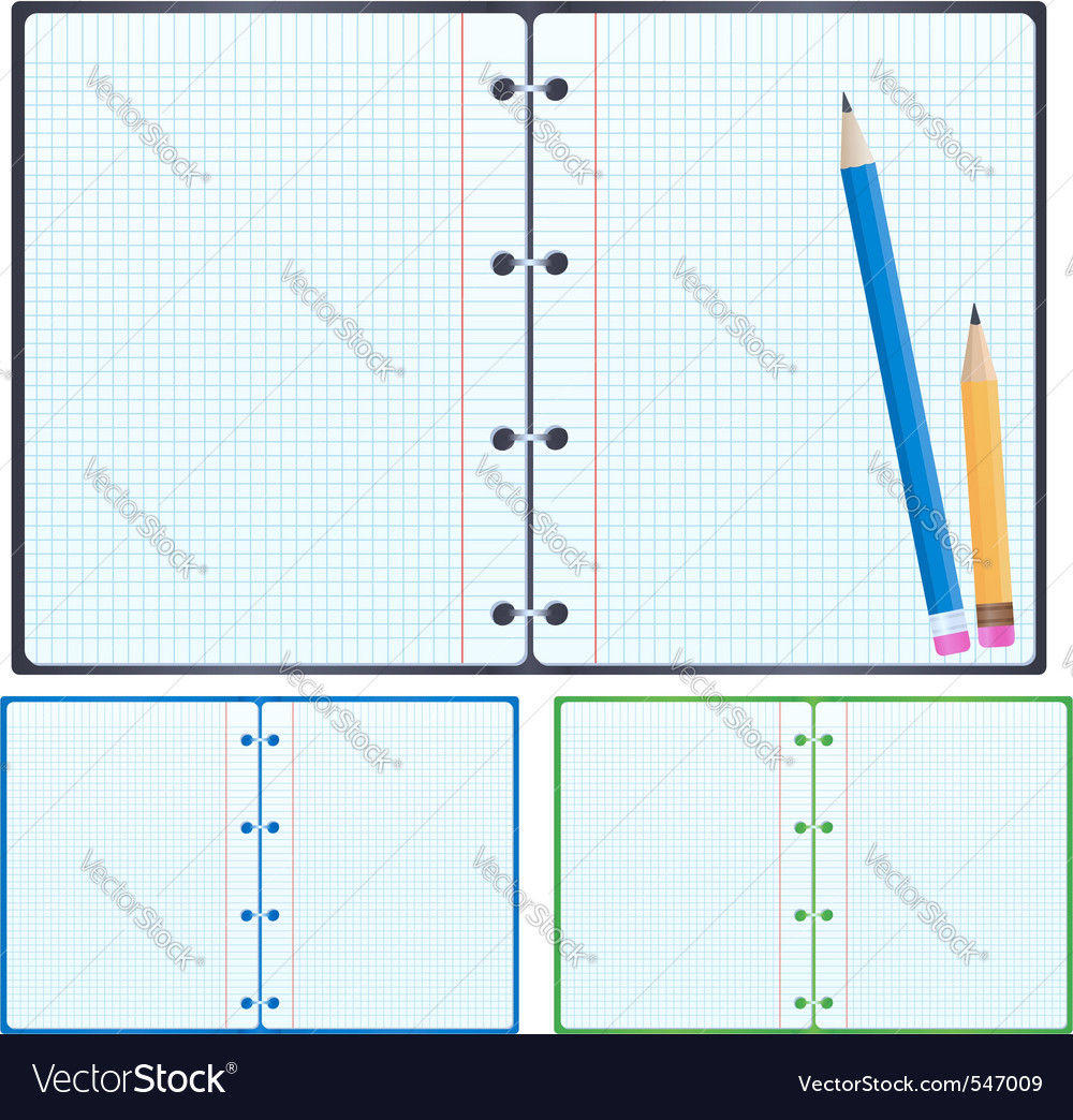 Notebook Royalty Free Vector Image - VectorStock