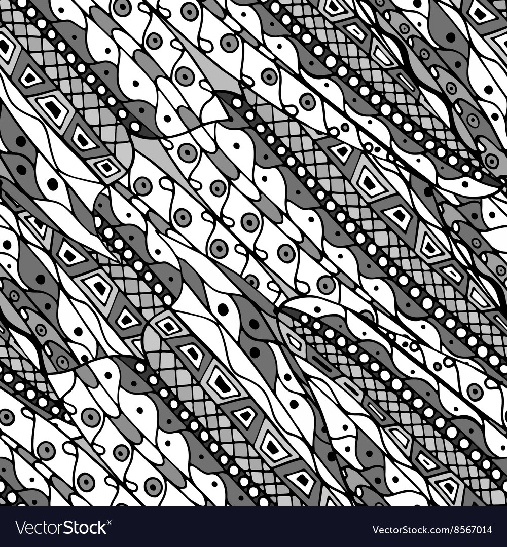 Abstract hand-drawn pattern Royalty Free Vector Image