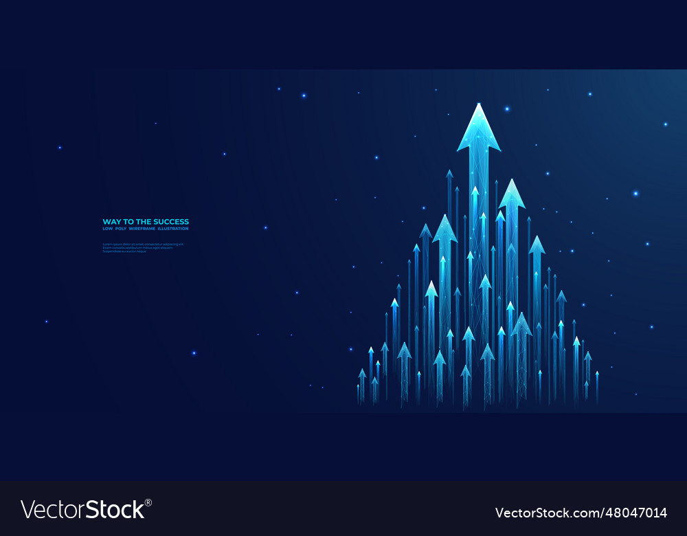 Digital development progress concept boosting Vector Image