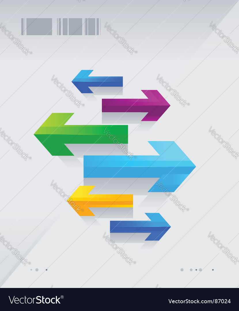 High tech arrow Royalty Free Vector Image - VectorStock