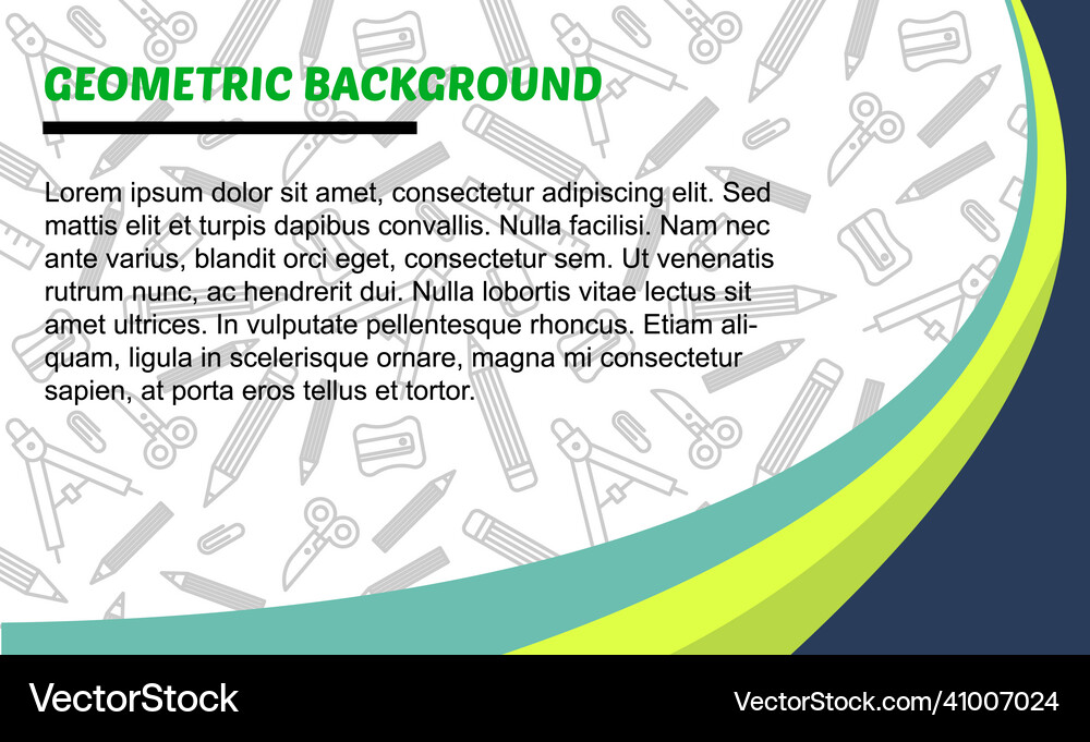 Modern business geometric background Royalty Free Vector