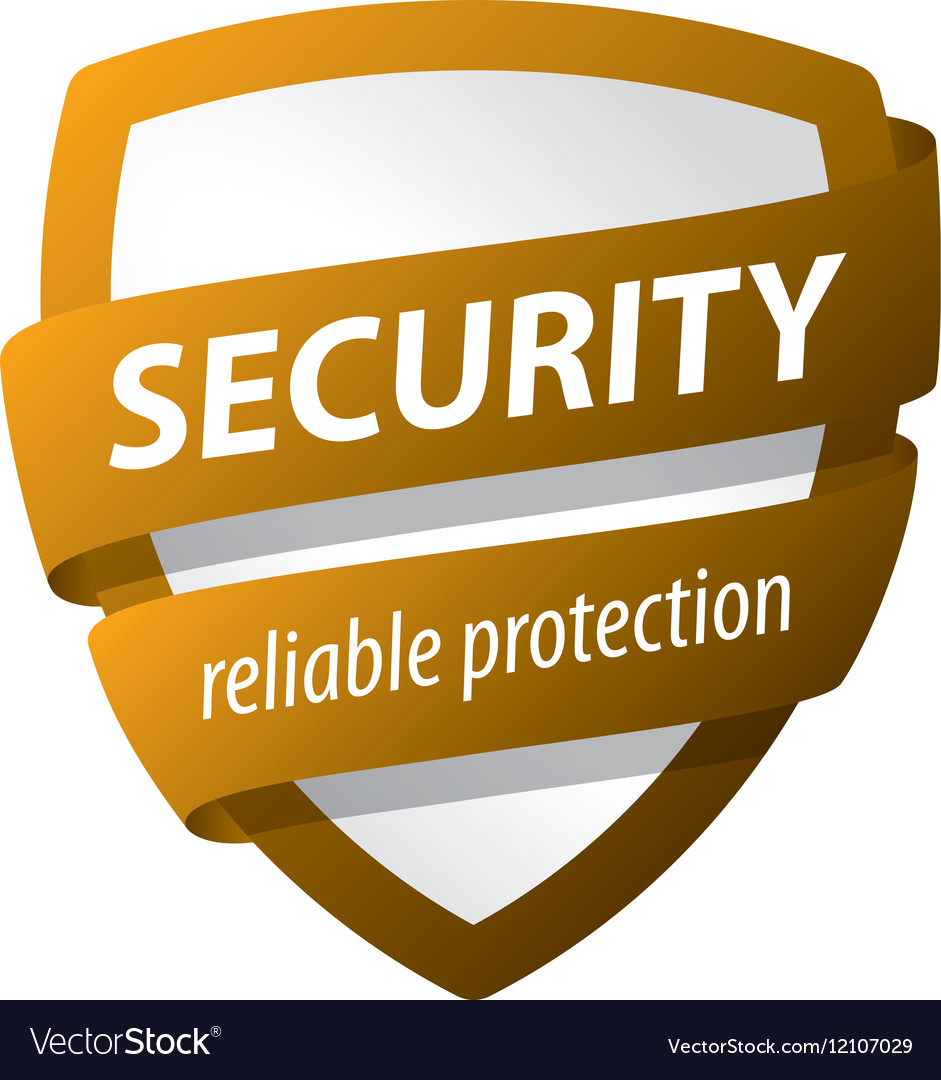Logo security Royalty Free Vector Image - VectorStock