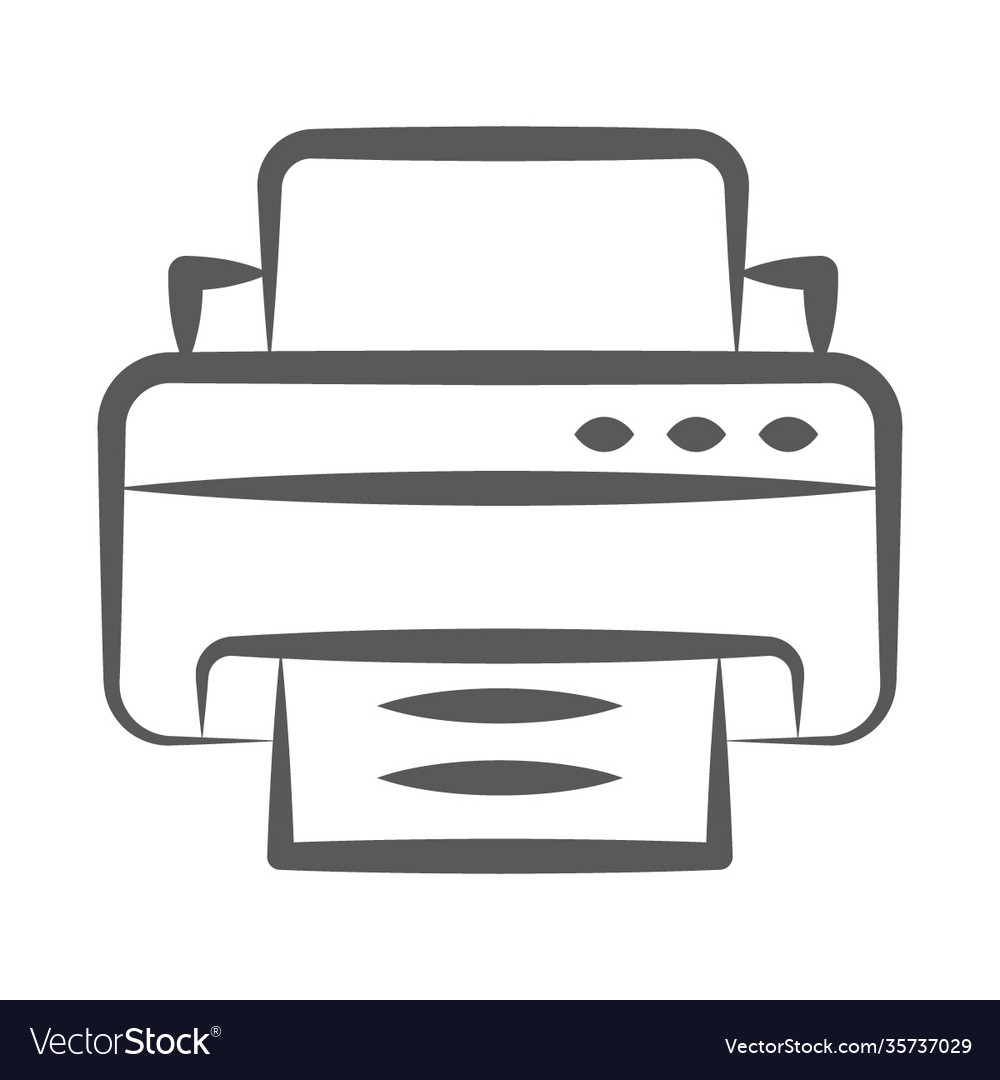 Printer Royalty Free Vector Image - VectorStock