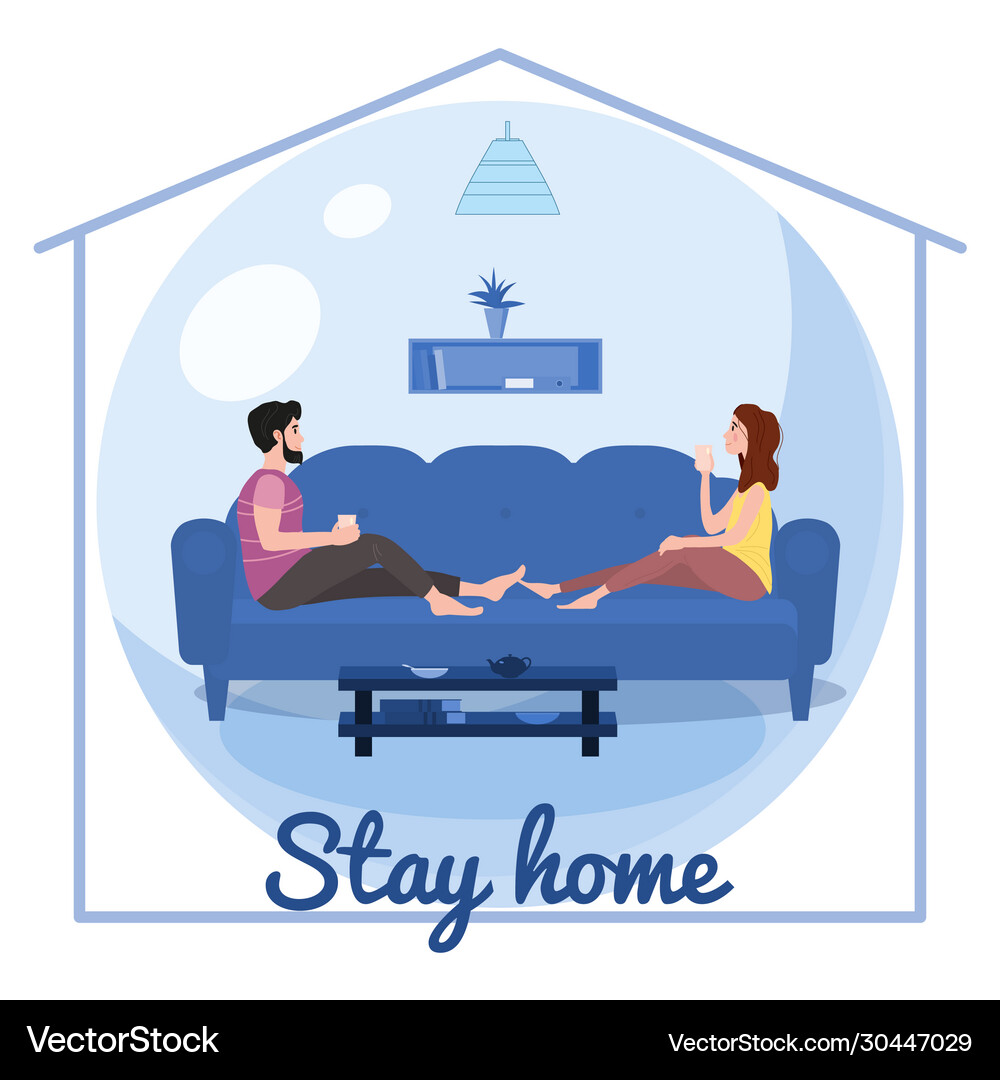 Stay home quarantine consent banner self isolation