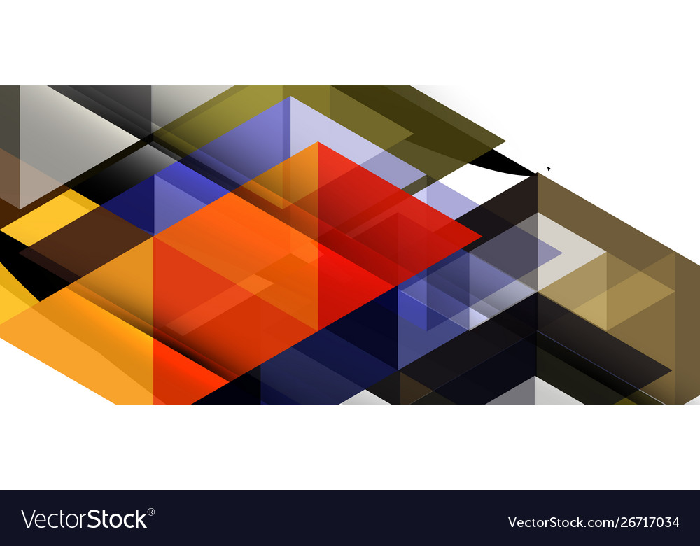 Abstract Triangle Pattern Colorful Backdrop Vector Image