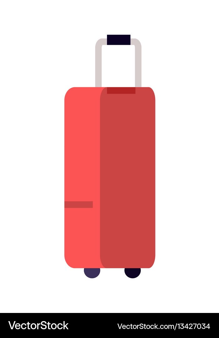 Red suitcase Royalty Free Vector Image - VectorStock