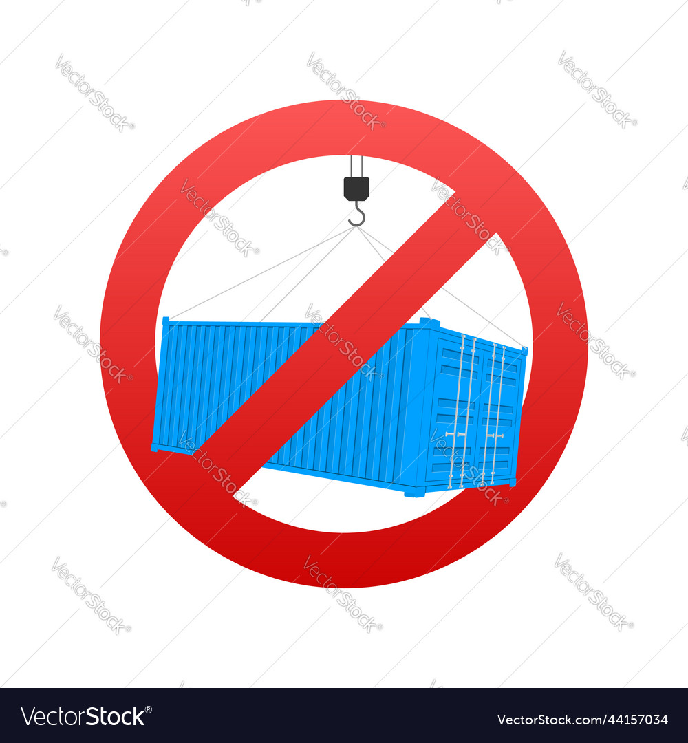 Sanctions export and import embargo stock Vector Image Sanctions export and import embargo stock Vector Image
