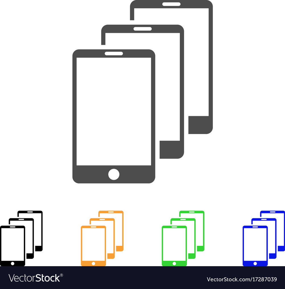 Smartphones icon Royalty Free Vector Image - VectorStock