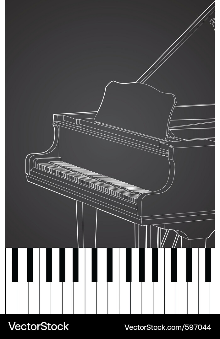 Piano Royalty Free Vector Image - VectorStock