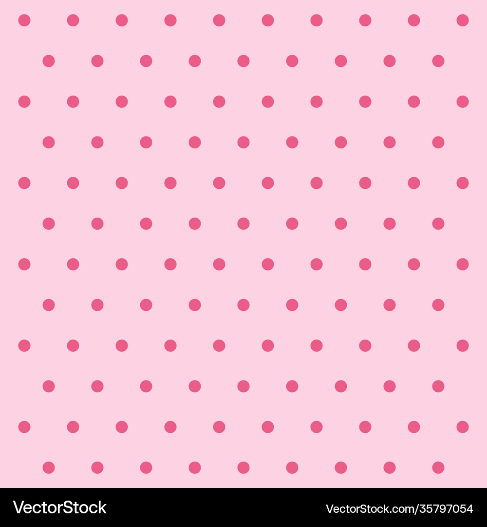 Valentines day pattern polka dots Royalty Free Vector Image