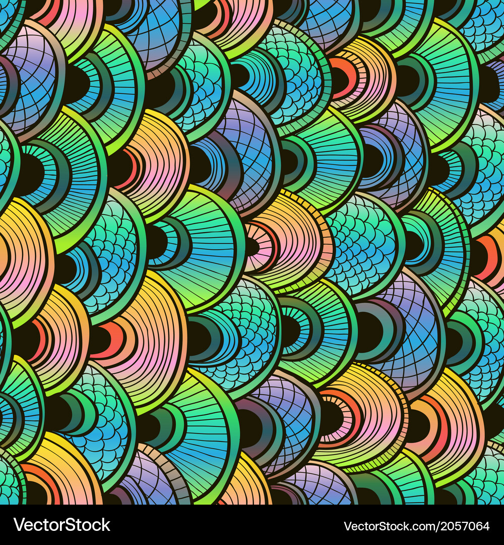 Abstract bright gradient seamless pattern Vector Image