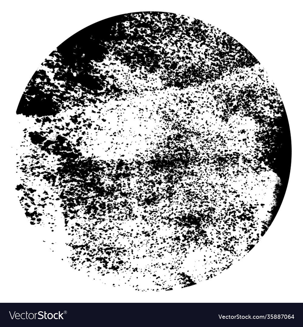 Distress circular texture Royalty Free Vector Image