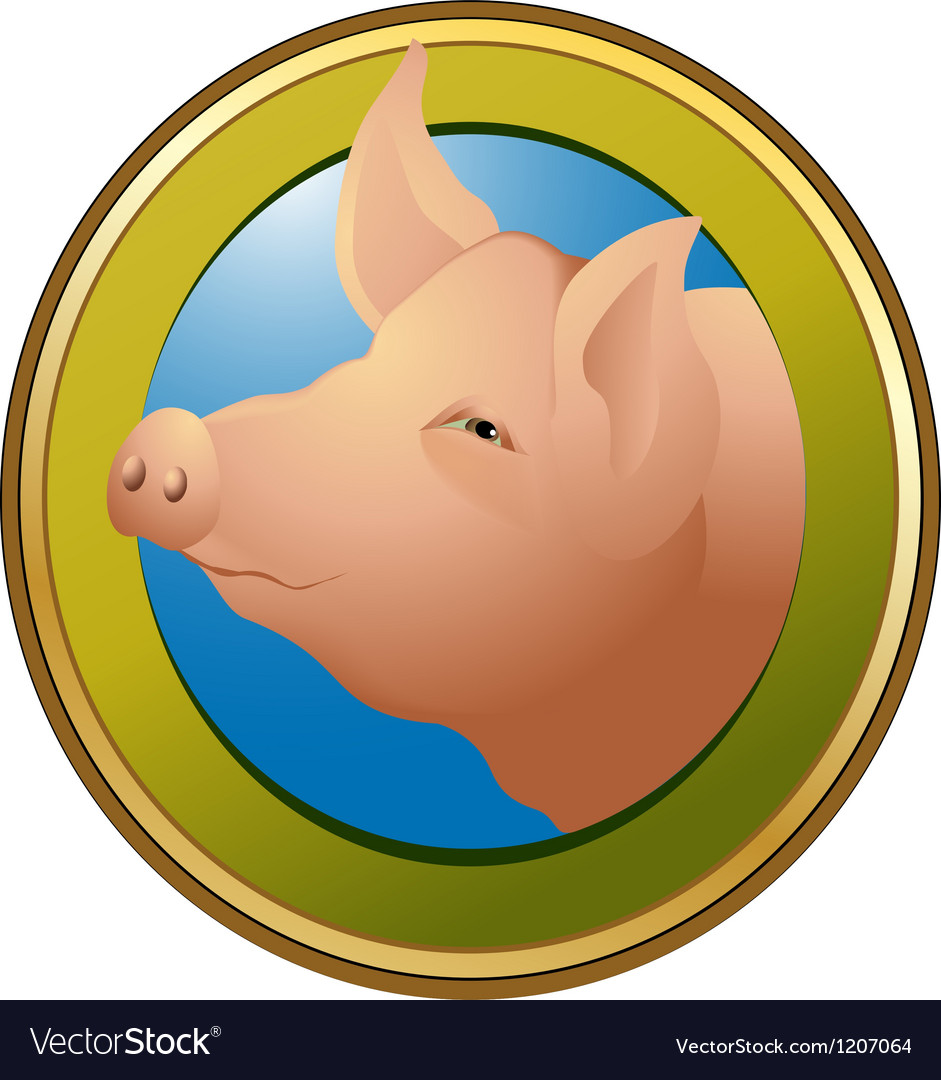 Pig Royalty Free Vector Image - VectorStock