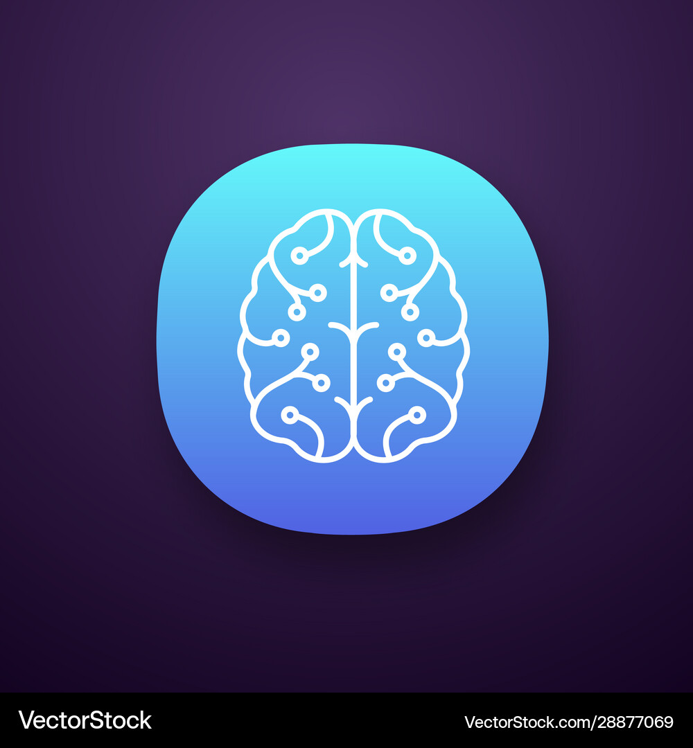 Ai app icon Royalty Free Vector Image - VectorStock