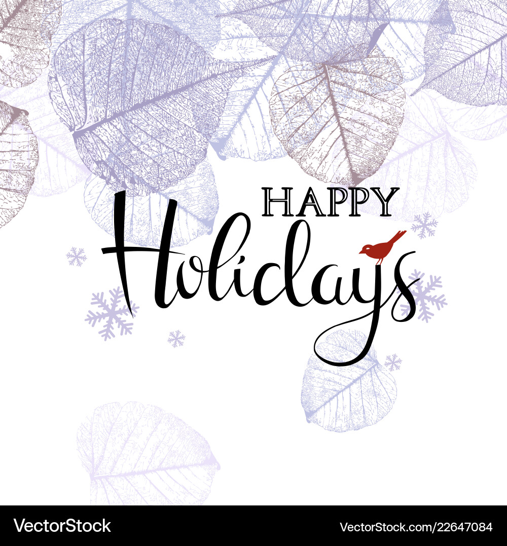 Festive winter background with frame hoarfrost Vector Image