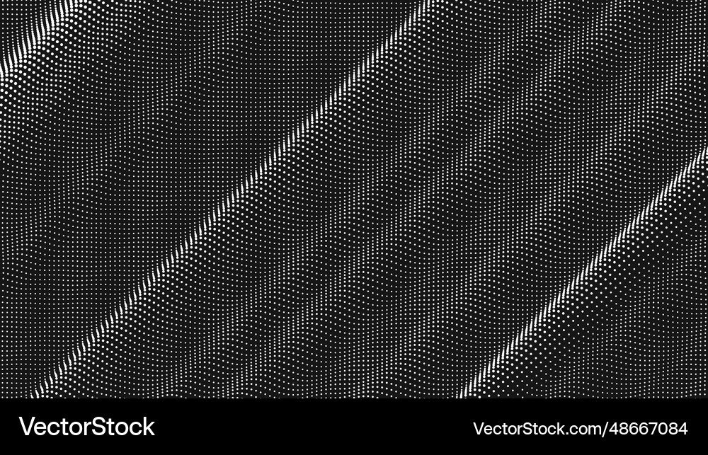 Point wave diagonal texture abstract dot Vector Image