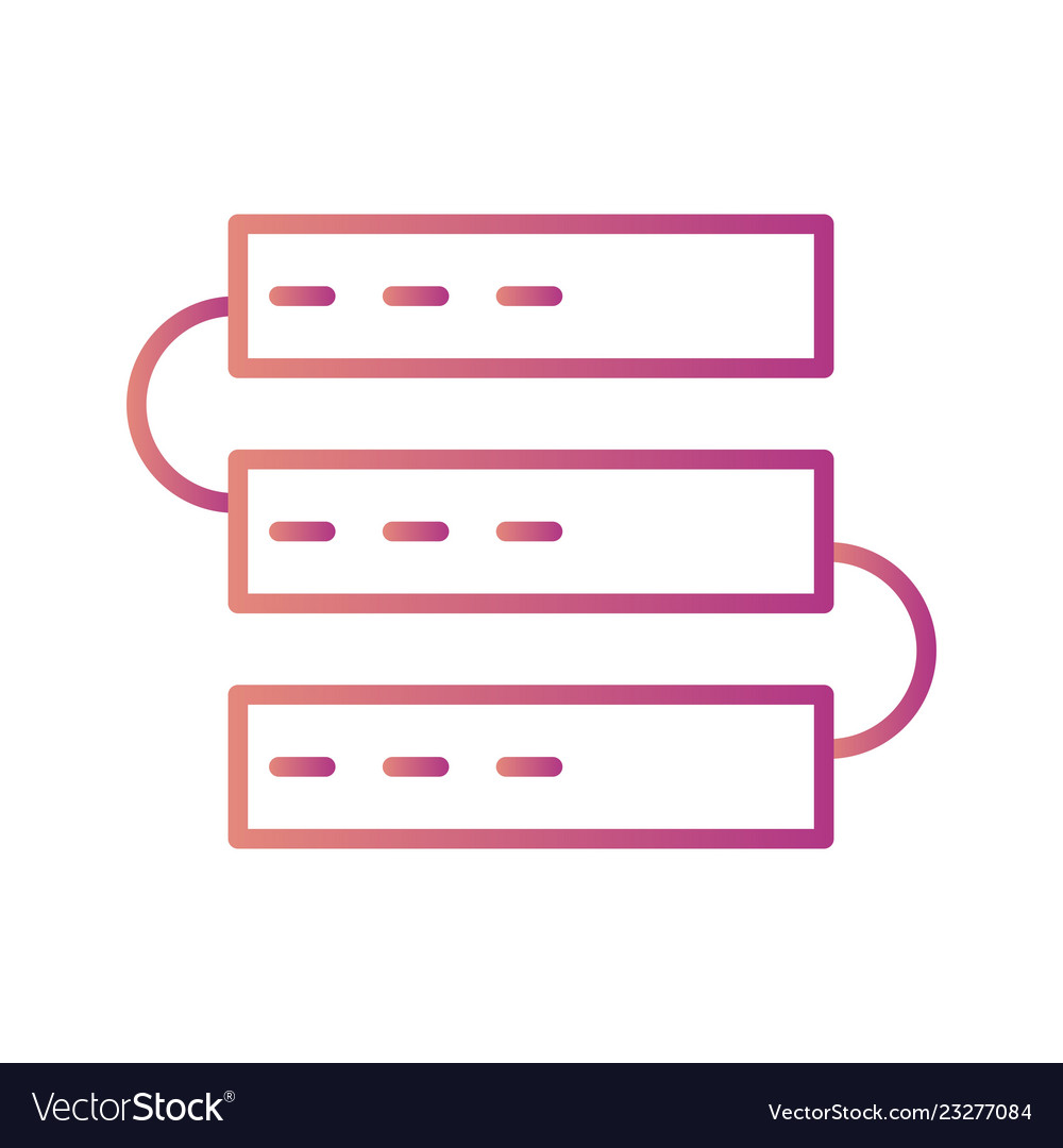 Servers icon Royalty Free Vector Image - VectorStock