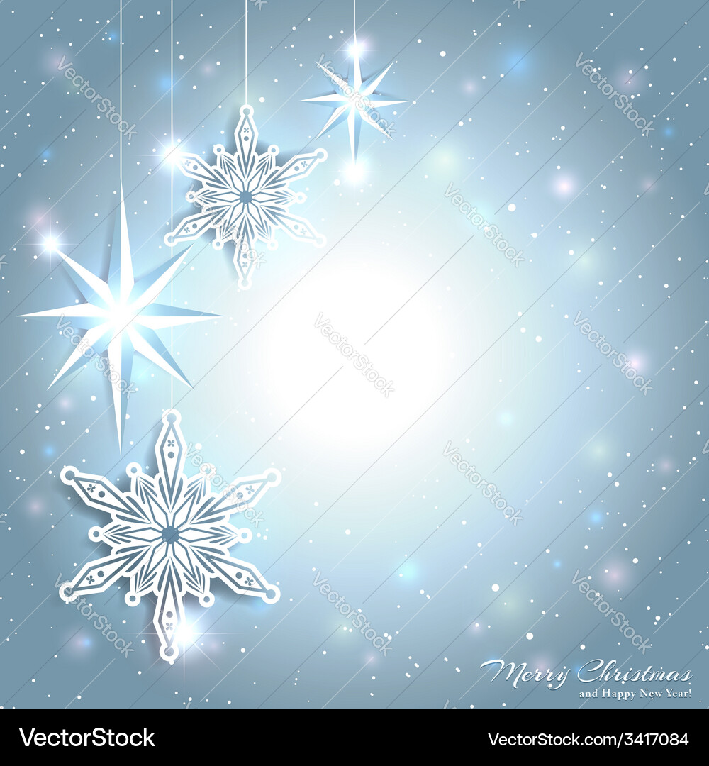 Christmas Blue Snowflake Background 210+ Thousand Simple Snowflake