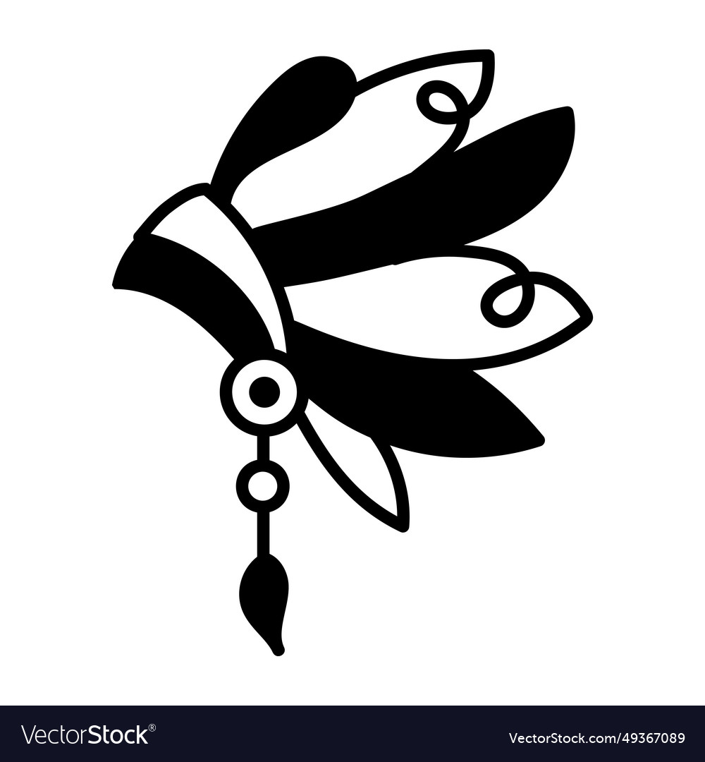 Apache hat Royalty Free Vector Image - VectorStock