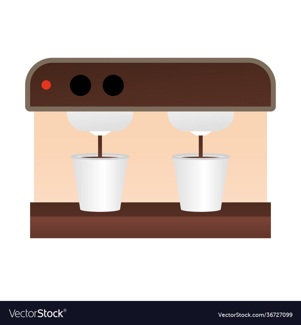 Coffee maker machine Royalty Free Vector Image