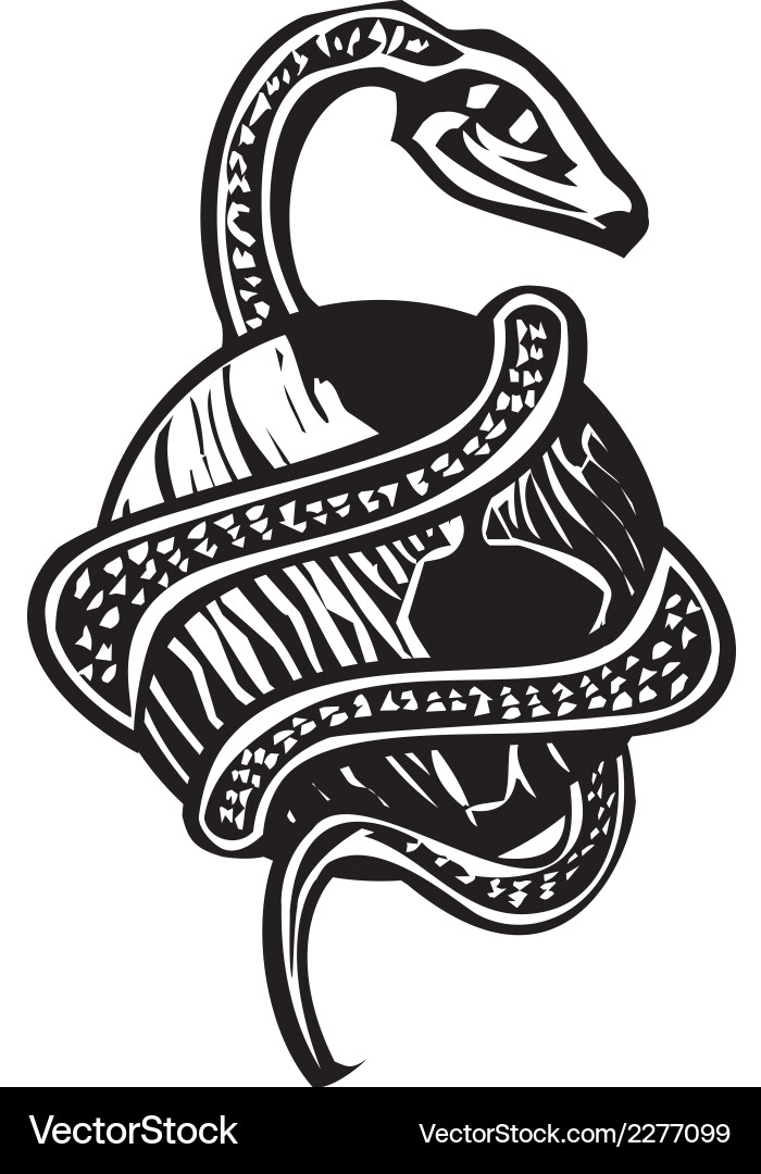 Midgard serpent Royalty Free Vector Image - VectorStock
