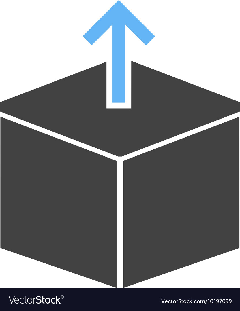 Open package Royalty Free Vector Image - VectorStock