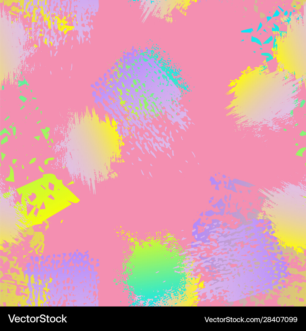 Splatter brush stroke surface watercolor endless Vector Image