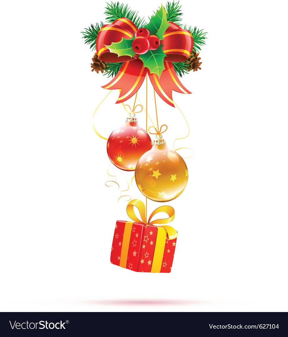 Christmas decorations Royalty Free Vector Image