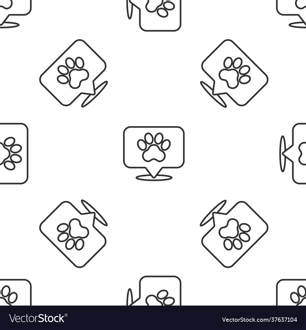 Grey line map pointer with veterinary medicine Vector Image Grey line map pointer with veterinary medicine Vector Image