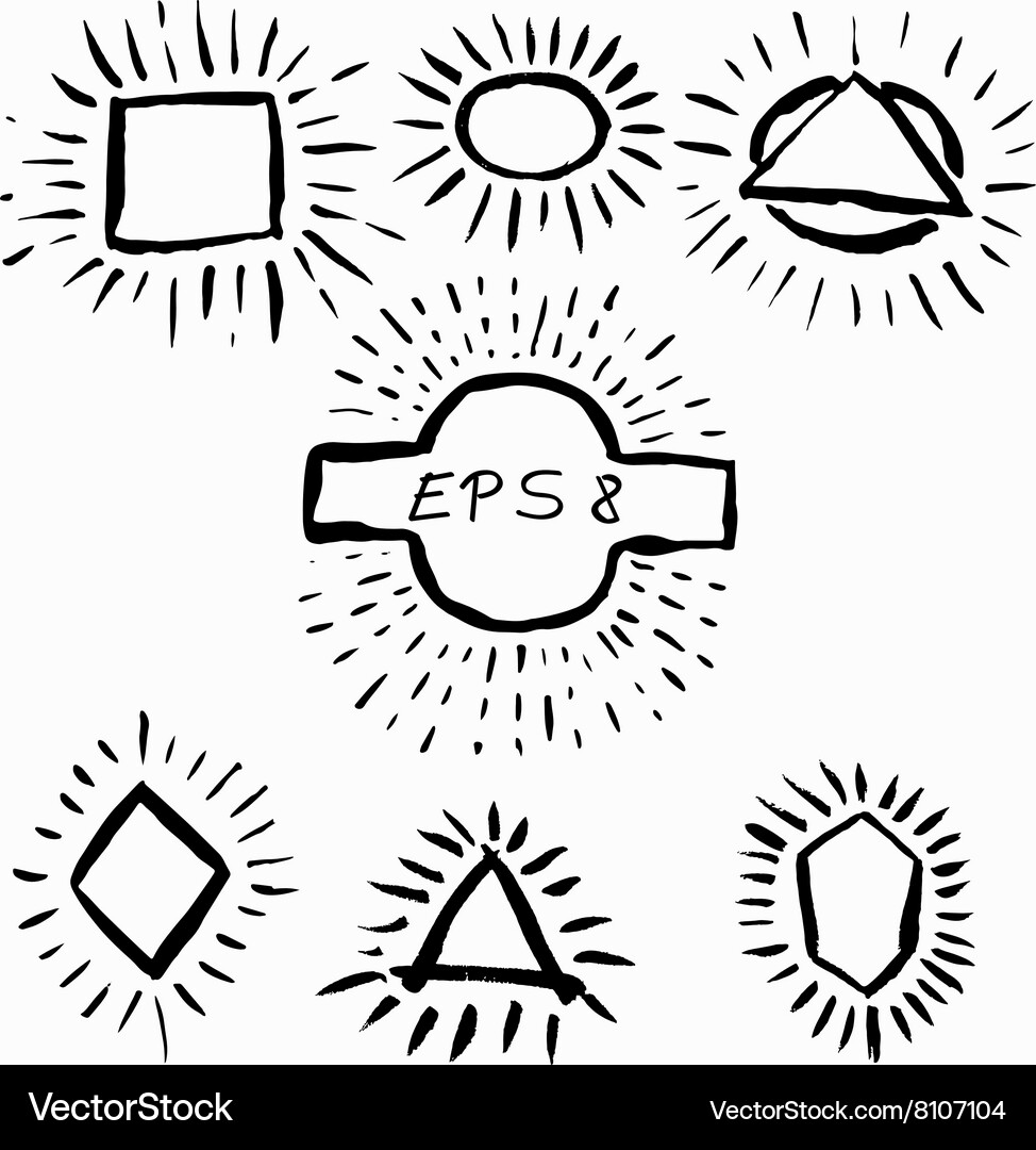 Hand drawn banner with philosophical inspiration Vector Image